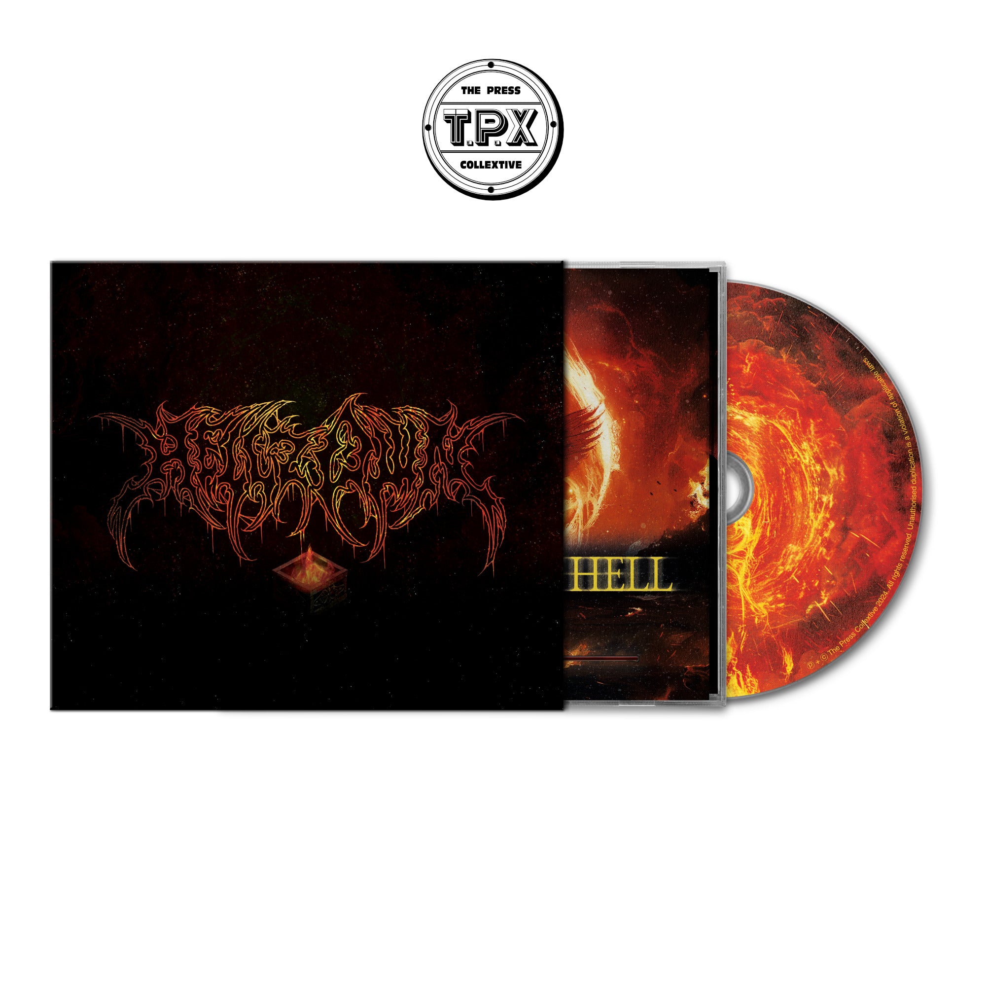 Hell’z Own x Don Carrera Cast out of hell limited edition fire o card – The Press Collextive