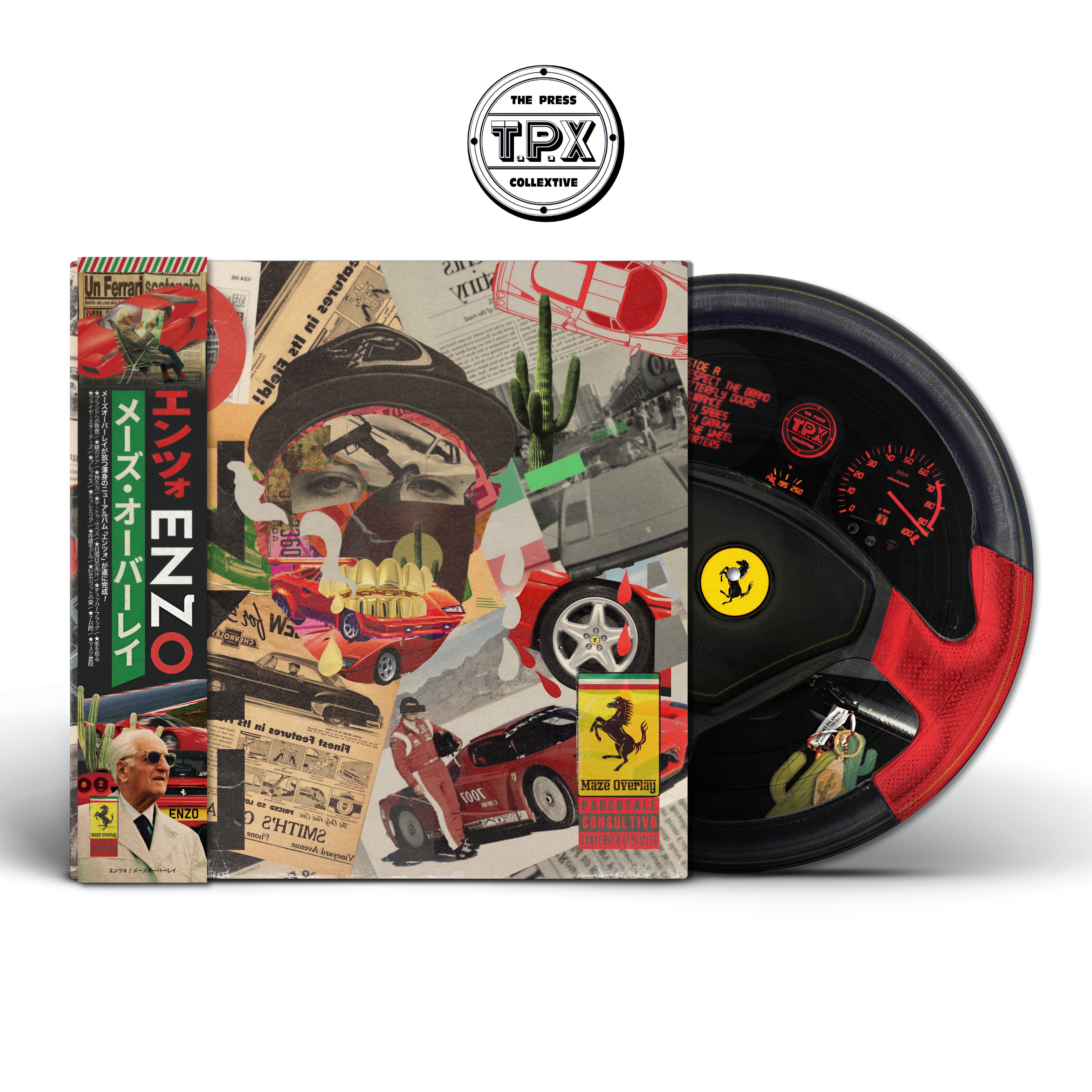 Enzo fully custom 180 Gram Picture disc variant Vinyl of a Ferrari ste ...